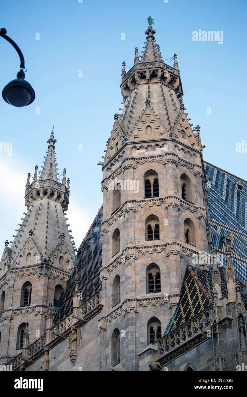 Kirchturm der Stephansdom in Wien, Österreich Stockfotografie - Alamy