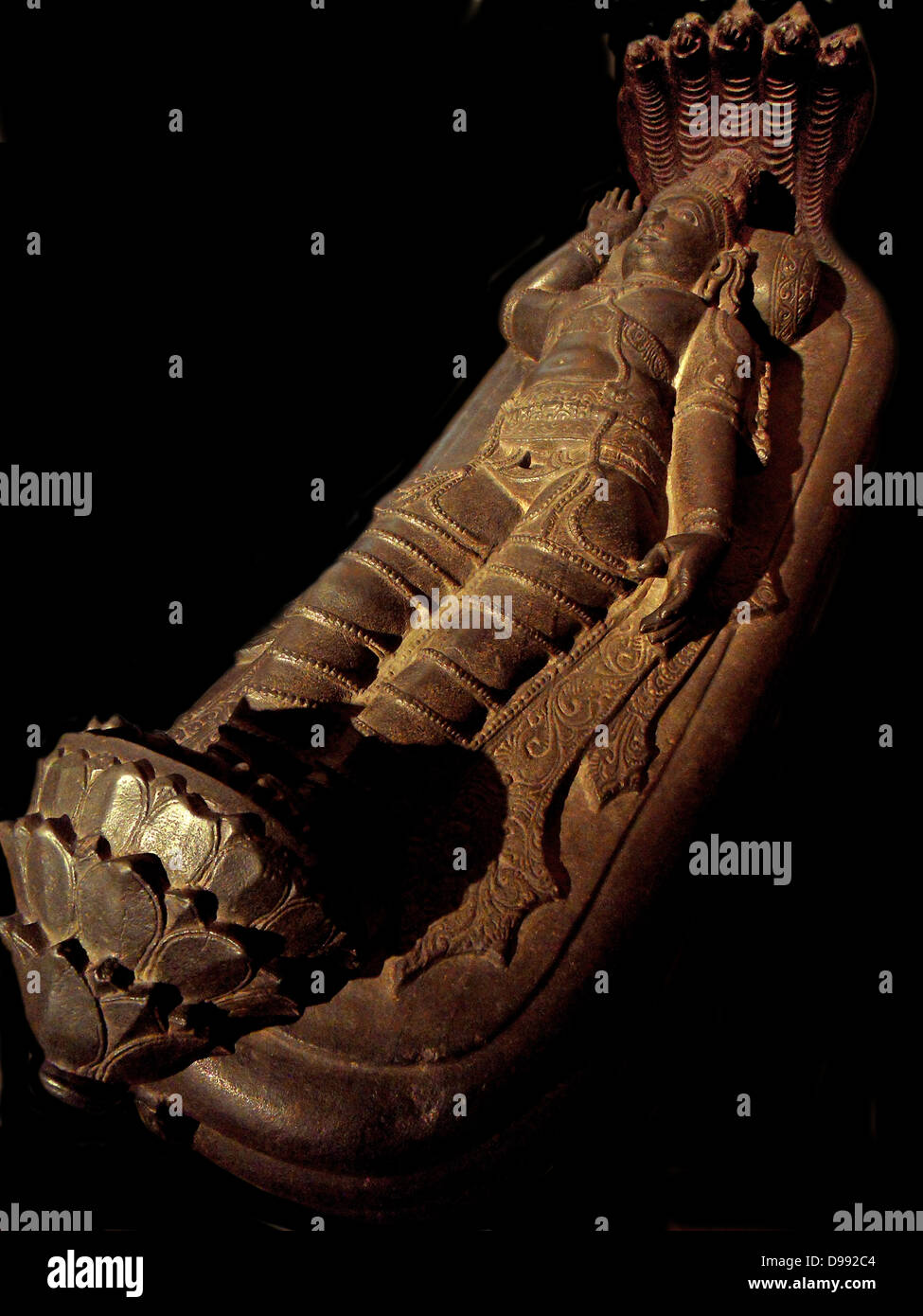 Vishnu Narayana. 17.-18.Jahrhundert Jahrhundert. Der hinduistische Gott ...