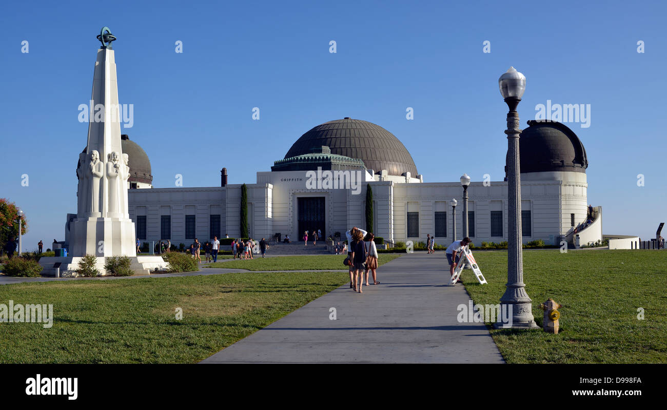 Griffith Observatory Observatorium, Griffith Park, Hollywood Hills, Los ...