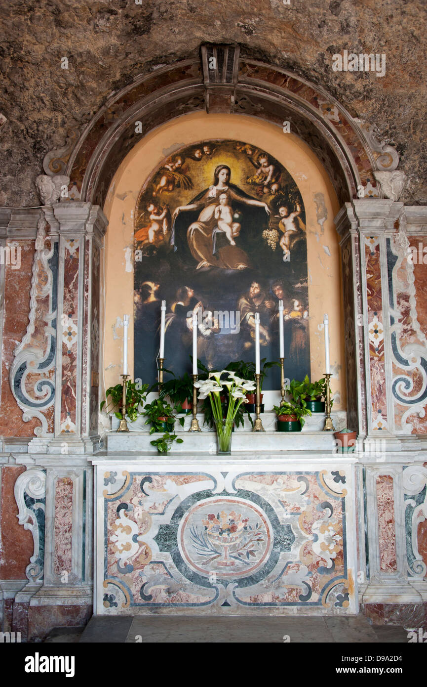 Kloster, Kap Milazzo, Sizilien, Italien, Capo Milazzo, Santuario ...