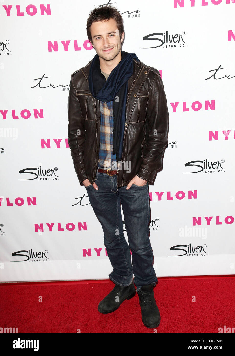 Reece Thompson Nylon Magazin 12. Jubiläumsausgabe party mit Sucker ...