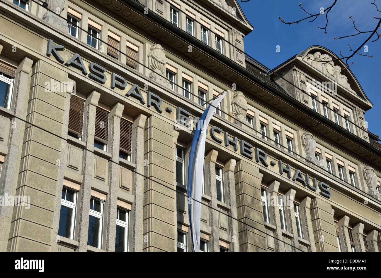 Kaspar Escher-Haus, Zürich, Schweiz Stockfotografie - Alamy