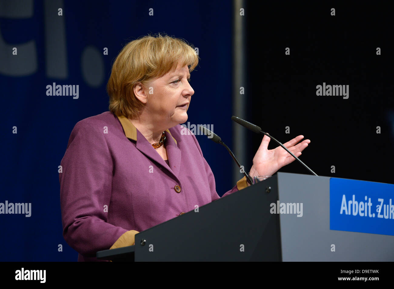 Rede der Bundeskanzlerin Frau Dr. Angela Merkel CDU Stuttgart, Baden ...