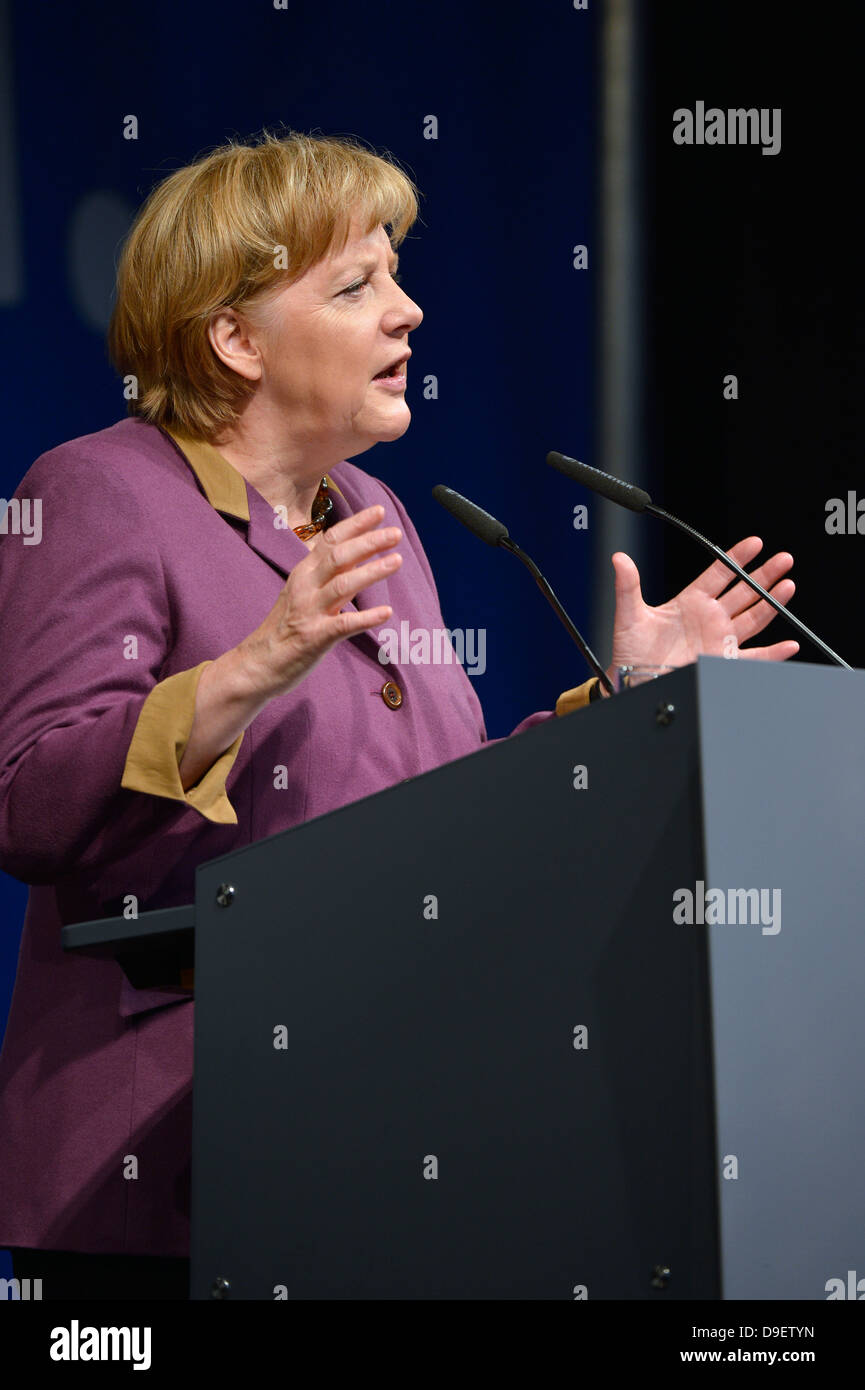 Rede der Bundeskanzlerin Frau Dr. Angela Merkel CDU Stuttgart, Baden ...