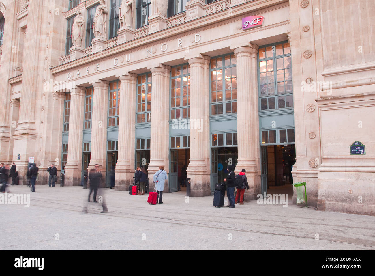 Bahnhof Gare du Nord in Paris, Frankreich Stockfotografie - Alamy