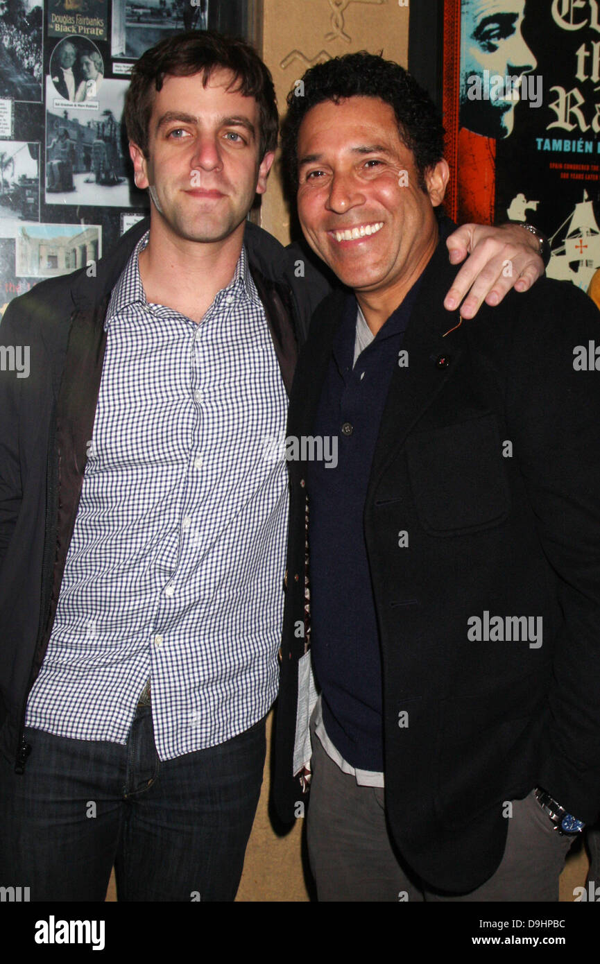 BJ Novak, Oscar Nunez Los Angeles Premiere von "Super" anlässlich der ...