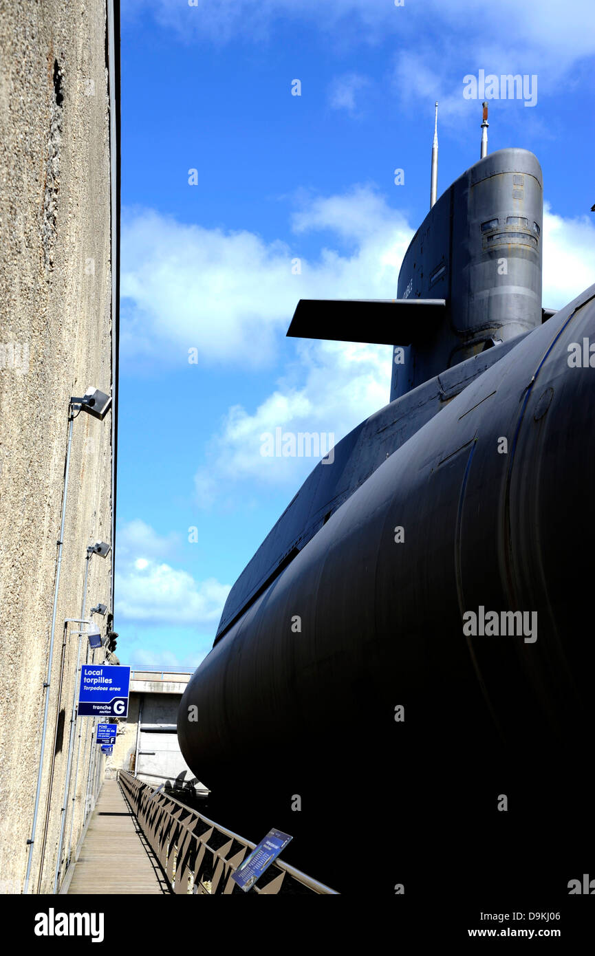 Le Redoutable, ballistische Raketen-u-Boot, La Cité De La Mer, Museum, Cherbourg, Hafen, Manche ...