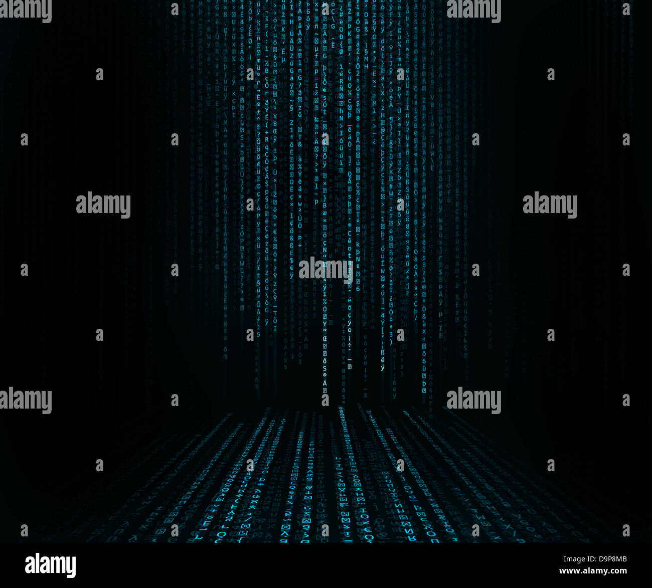 Blue matrix -Fotos und -Bildmaterial in hoher Auflösung – Alamy