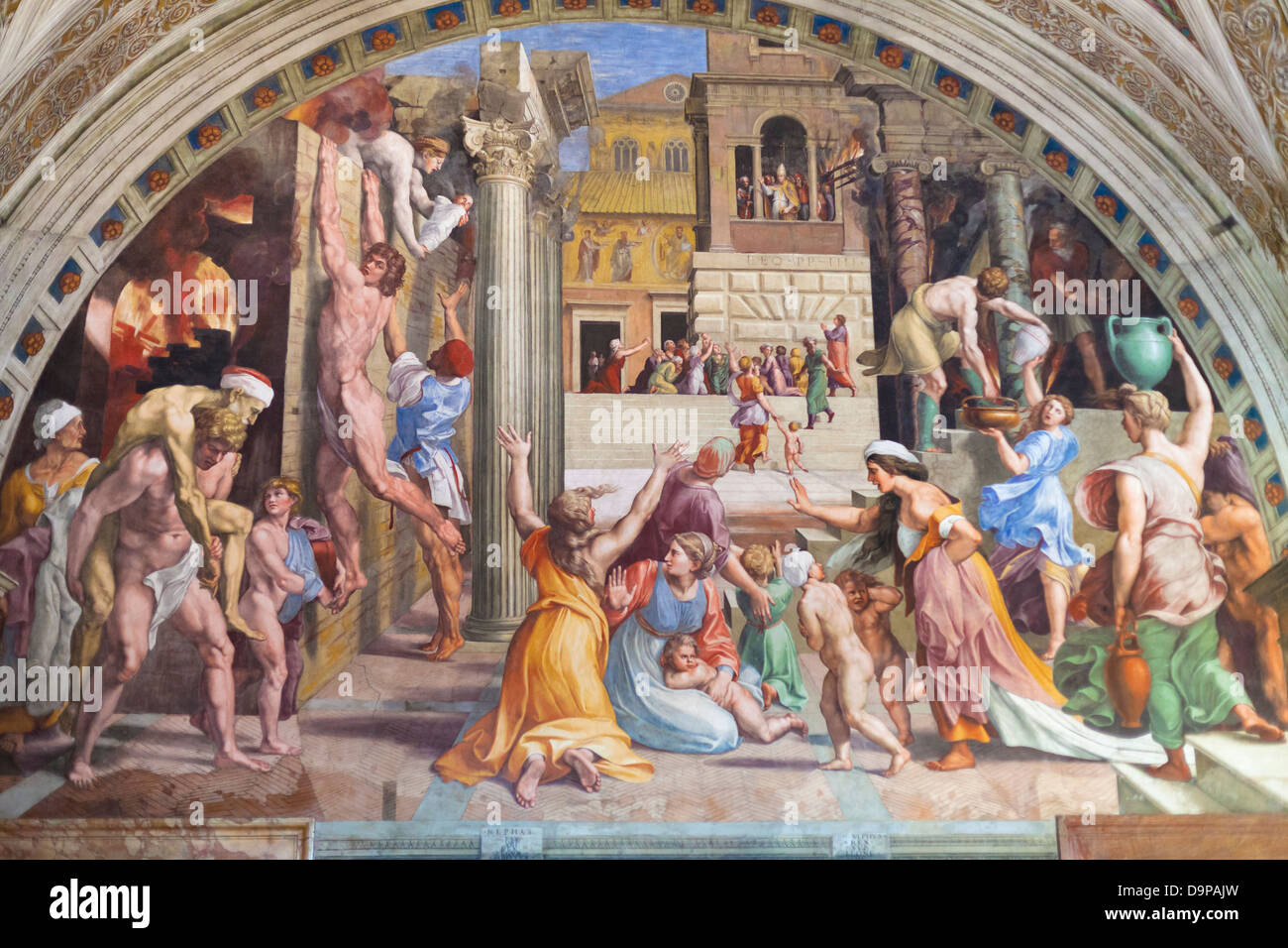 Das Feuer Im Borgo Stockfotos und -bilder Kaufen - Alamy