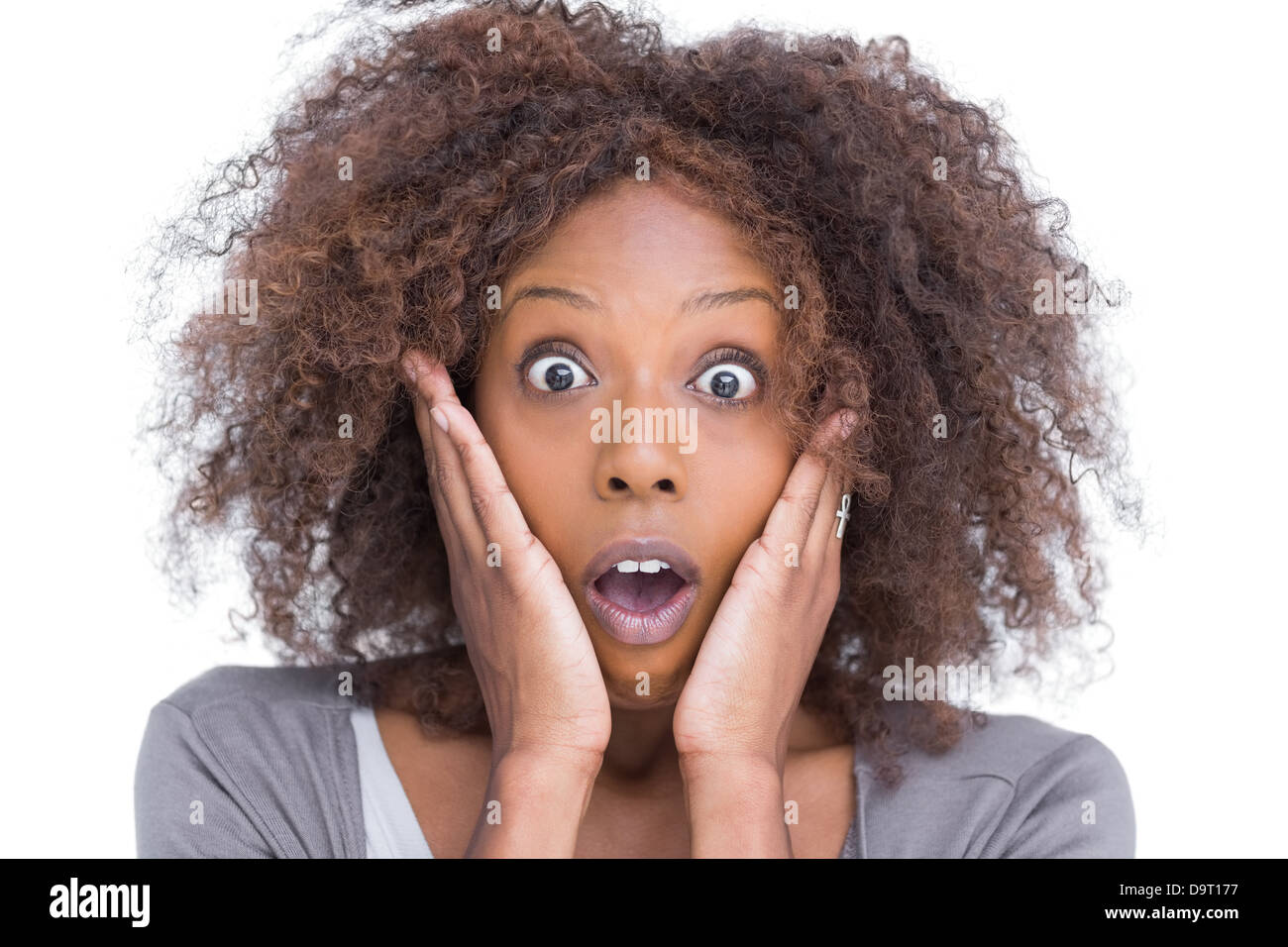 Afro erstaunt -Fotos und -Bildmaterial in hoher Auflösung – Alamy