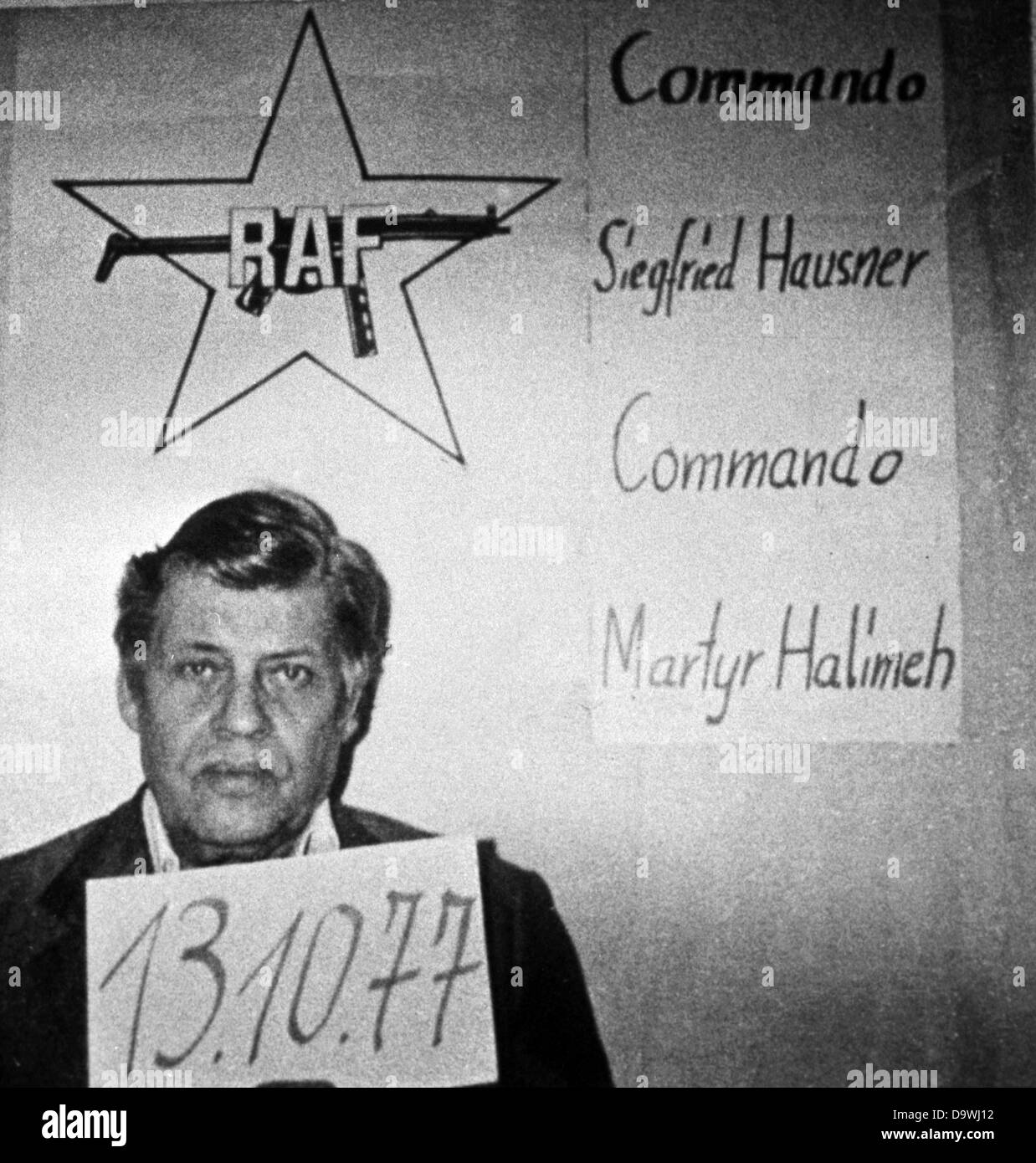 Entführte Präsident der Vereinigung der Arbeitgeber Hanns Martin ...