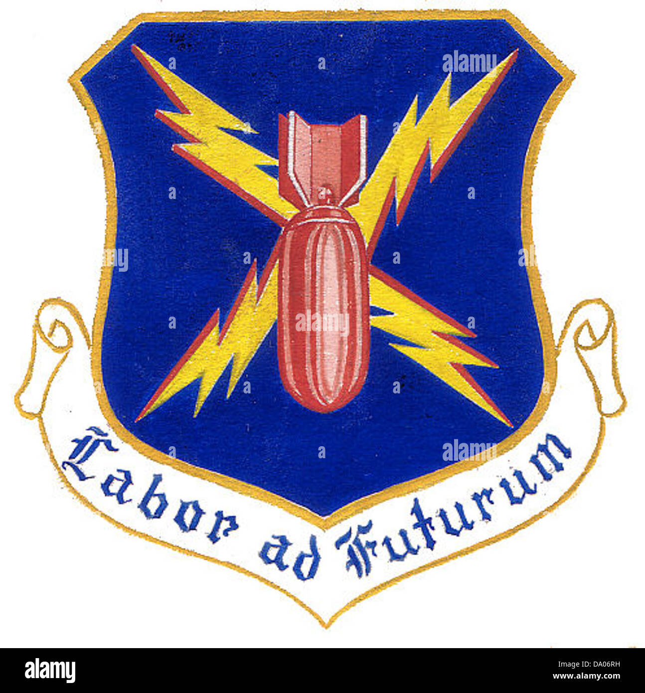 Das Emblem der 452nd Bomb Group spiegelt die Rolle der Einheit bei ...
