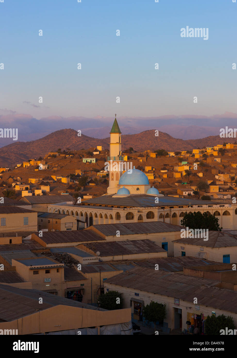 Overvoew der Stadt, Keren, Eritrea Stockfotografie - Alamy