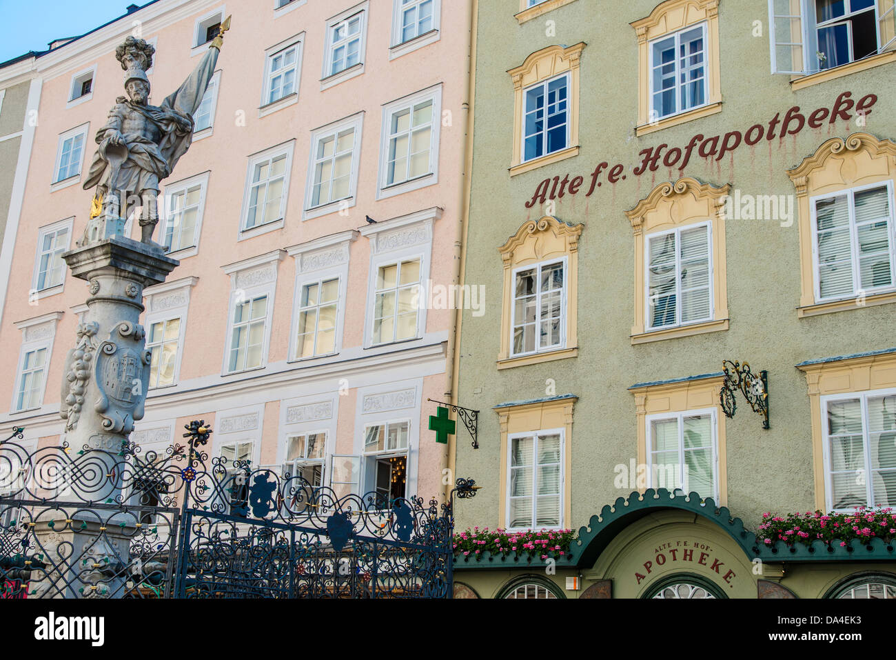 Alter Markt-Platz, Salzburg, Österreich Stockfotografie - Alamy