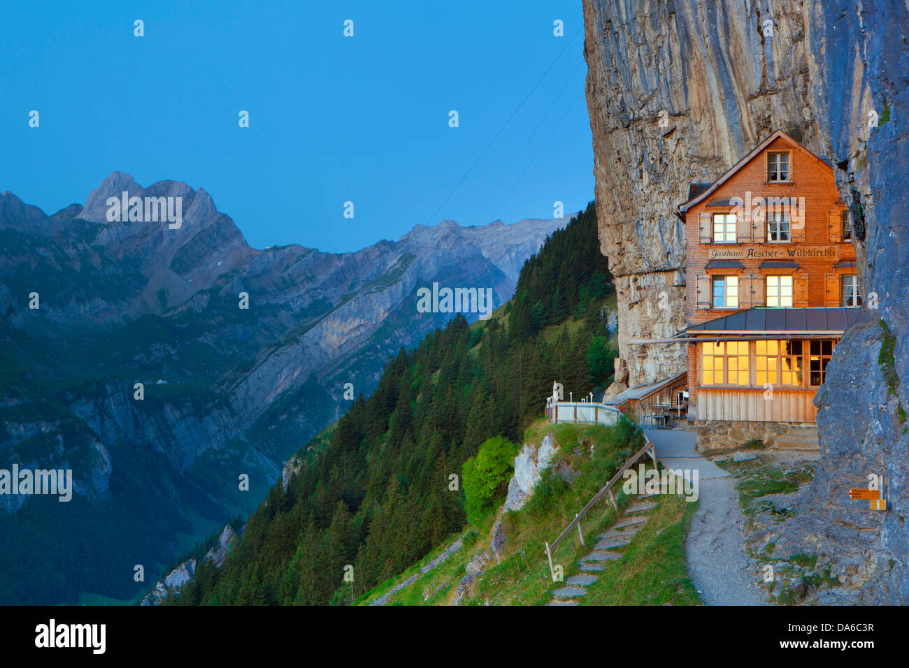 Äscher, Aescher, Schweiz, Europa, Kanton Appenzell Innerrhoden ...