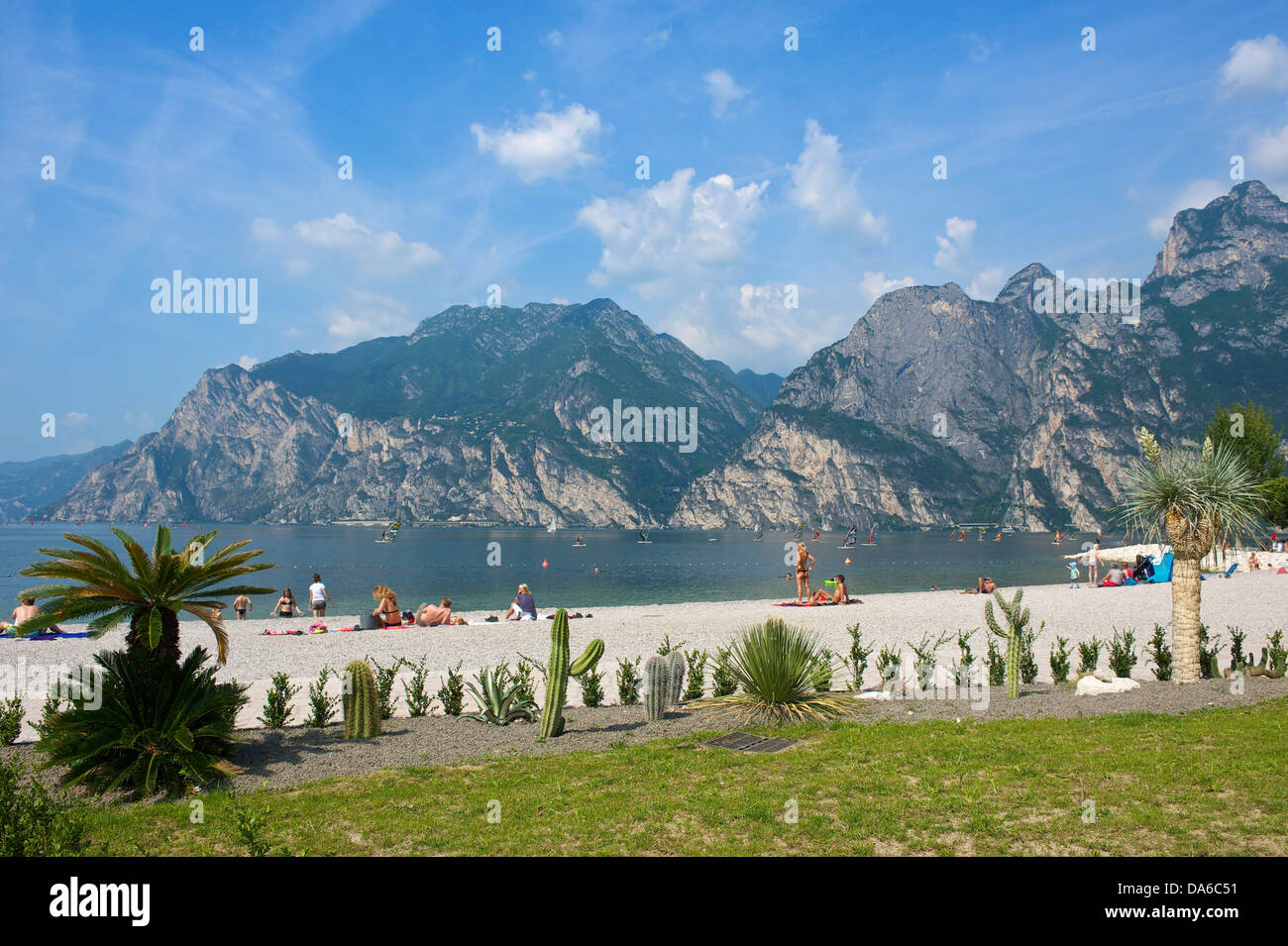 Beach Torbole Lake Garda Stockfotos und -bilder Kaufen - Alamy