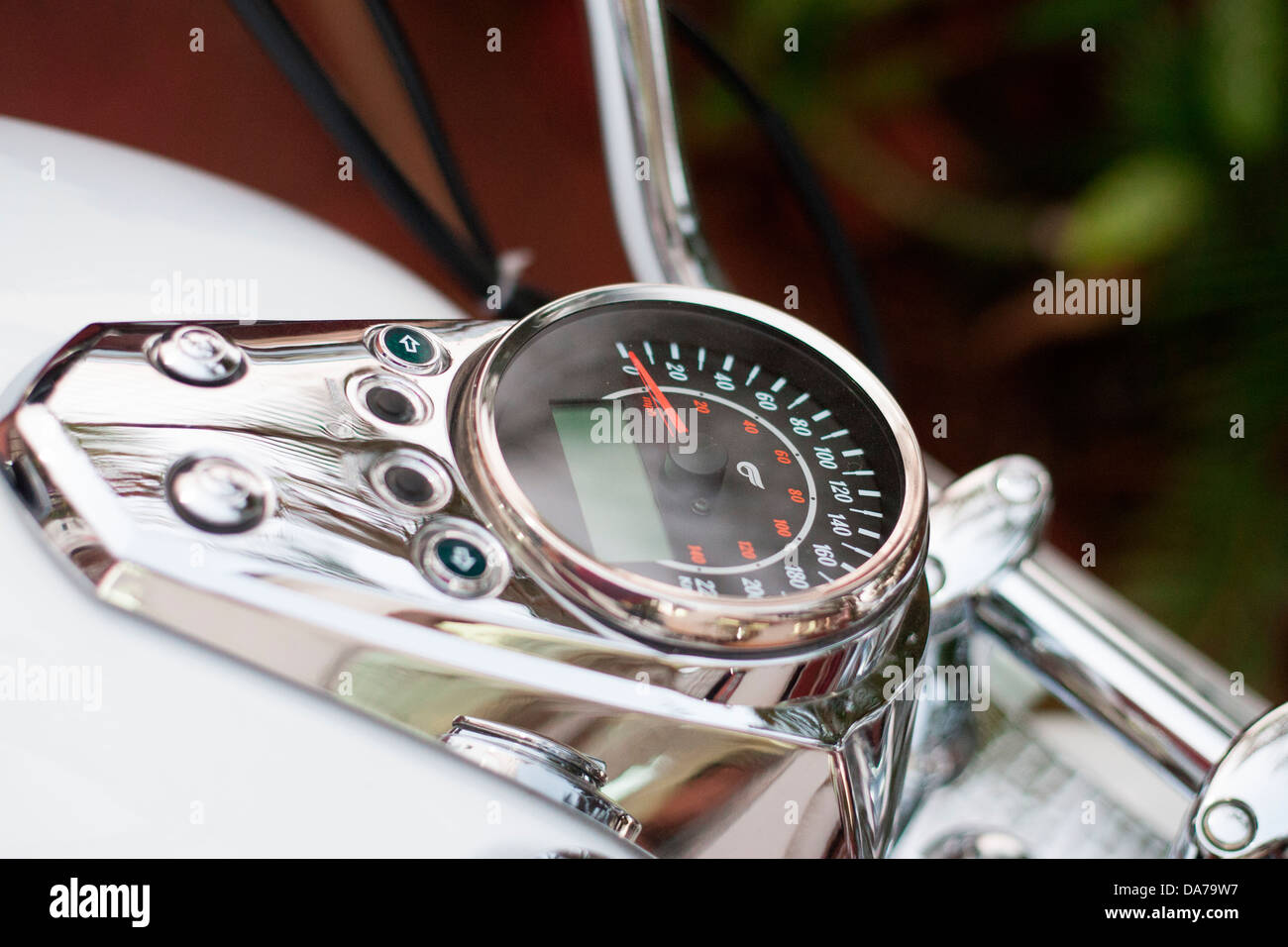 Die Hyosung 700cc Cruiser-Fahrrad, einer der günstigeren Kreuzer in ...