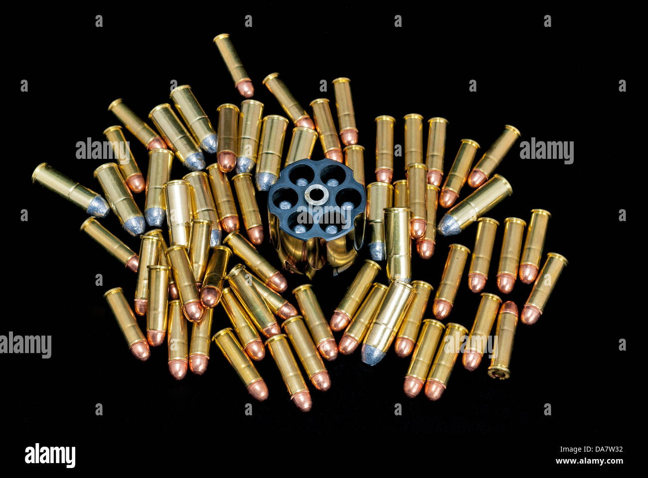 Verschiedene Arten von Waffe Munition Stockfotografie - Alamy