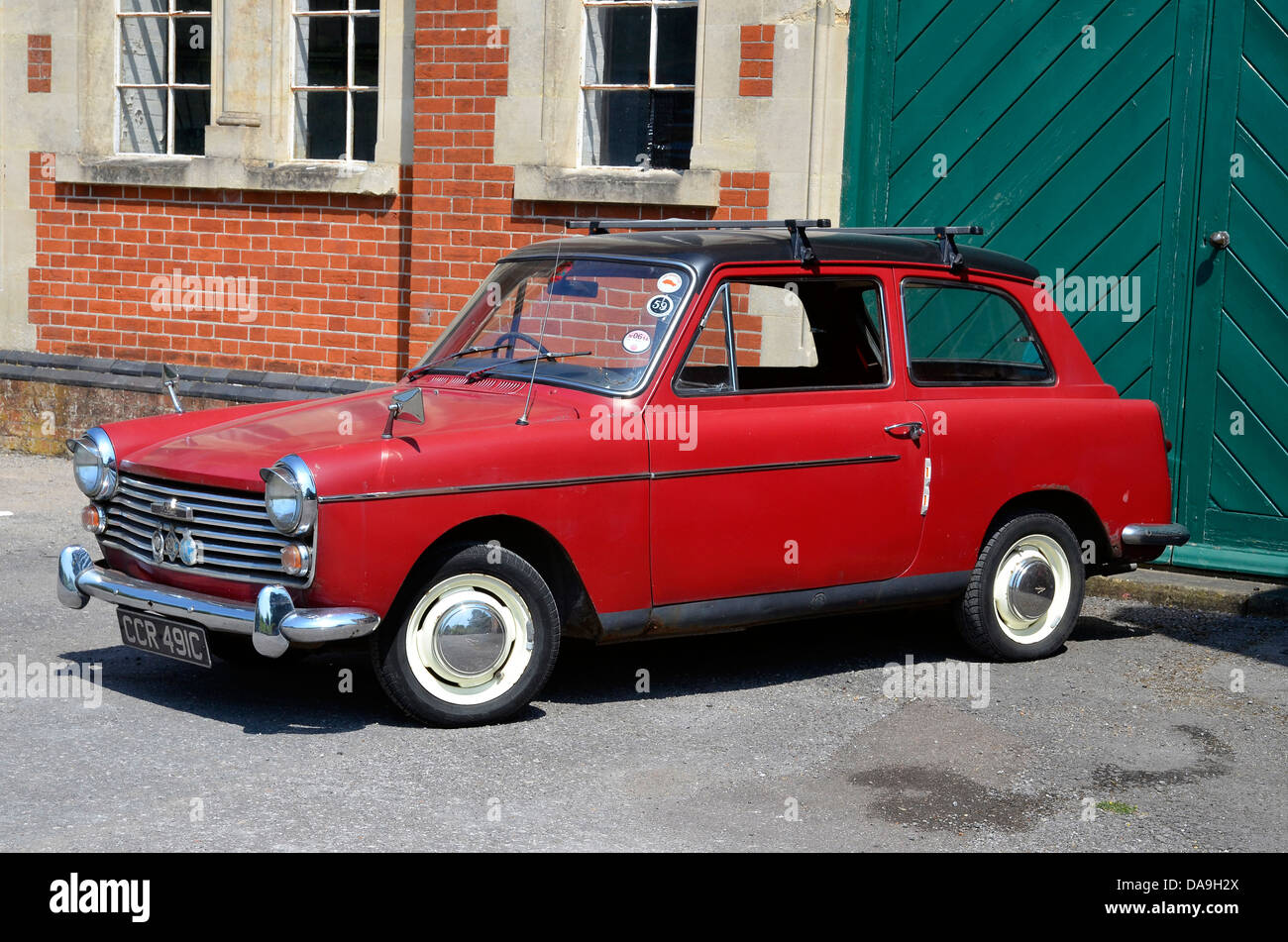 Rot Austin A40 Farina Mk 2saloon Auto ab ca. 1964-1965 und machte von ...