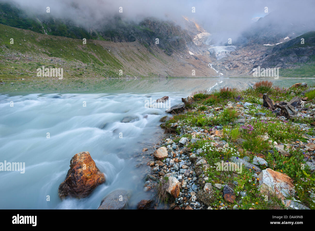 Steinsee, Schweiz, Europa, Kanton Bern, Berner Oberland, Gadmental ...