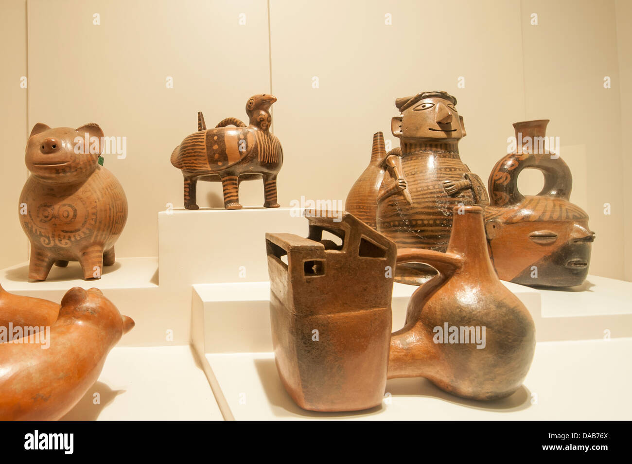 Alten präkolumbianischen Inka Inka Ton Keramik Vase Artefakte ...