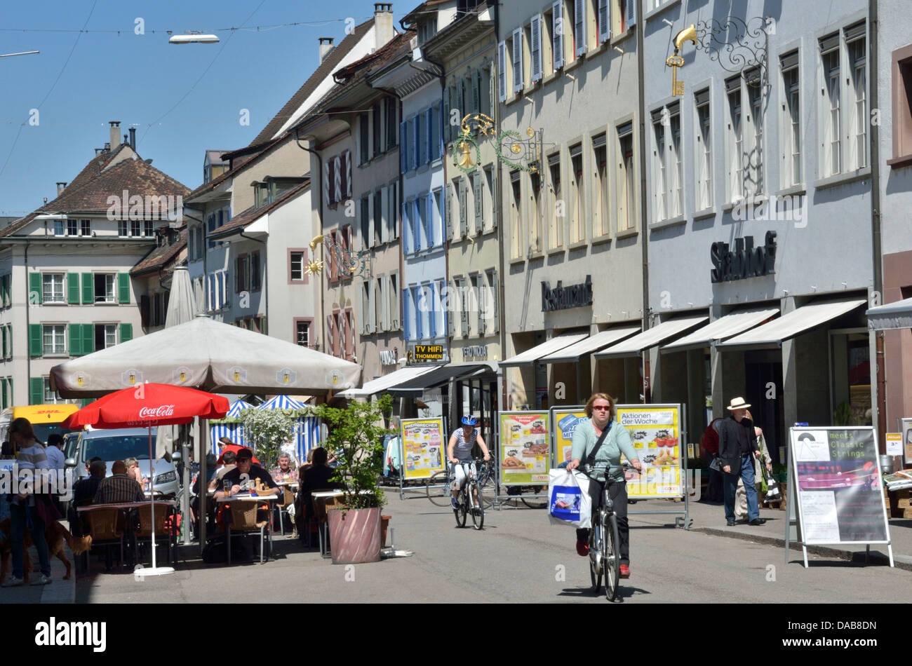 Rathausstraße, Liestal, Basel-Landschaft, Schweiz Stockfotografie - Alamy