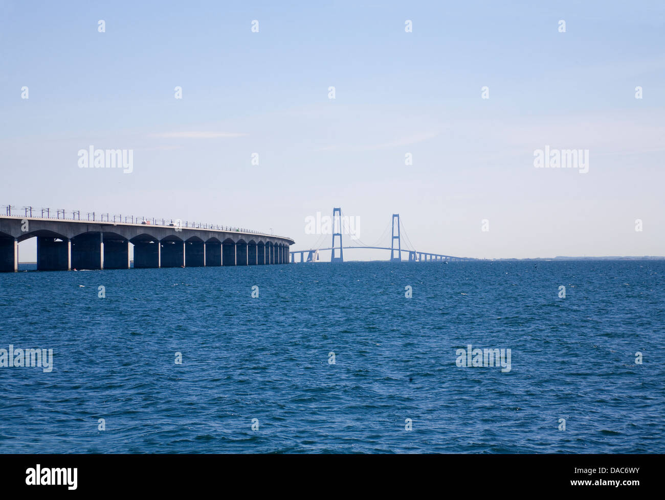 Dänemark EU 18 km lange Brücke Storebælt-Bro-große-Belt-Brücke ...