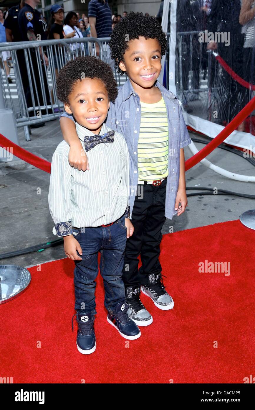 New York, NY. 10. Juli 2013. Kaleo Elam; Makhari Elam im ...