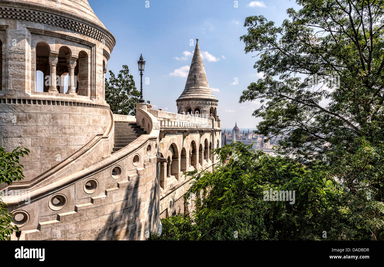 Fischerbastei in Budapest, Ungarn Stockfotografie - Alamy