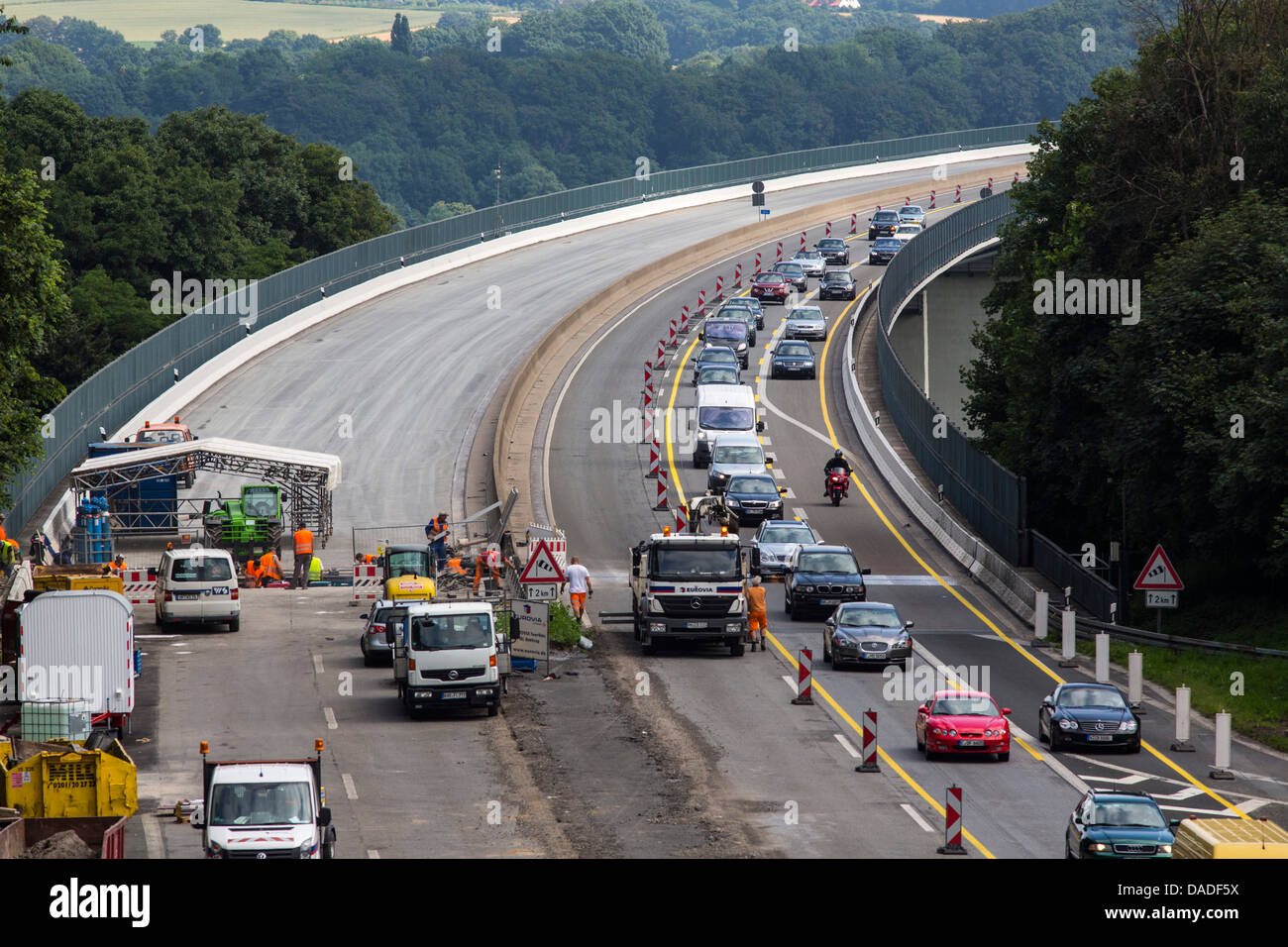 Traffic German Autobahn Stockfotos und -bilder Kaufen - Alamy