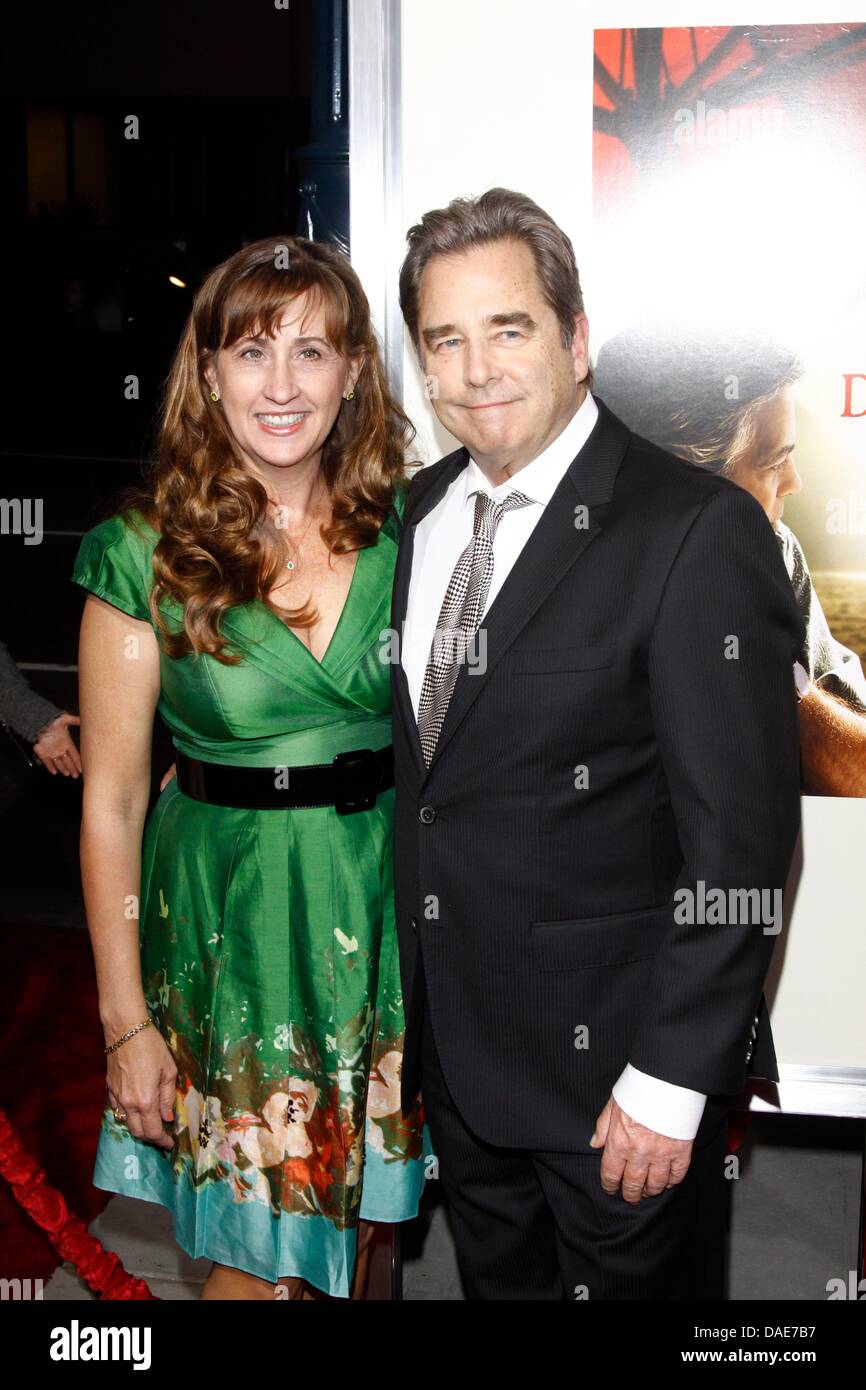 Schauspieler Beau Bridges und Frau Wendy Treece kommt bei der Premiere ...
