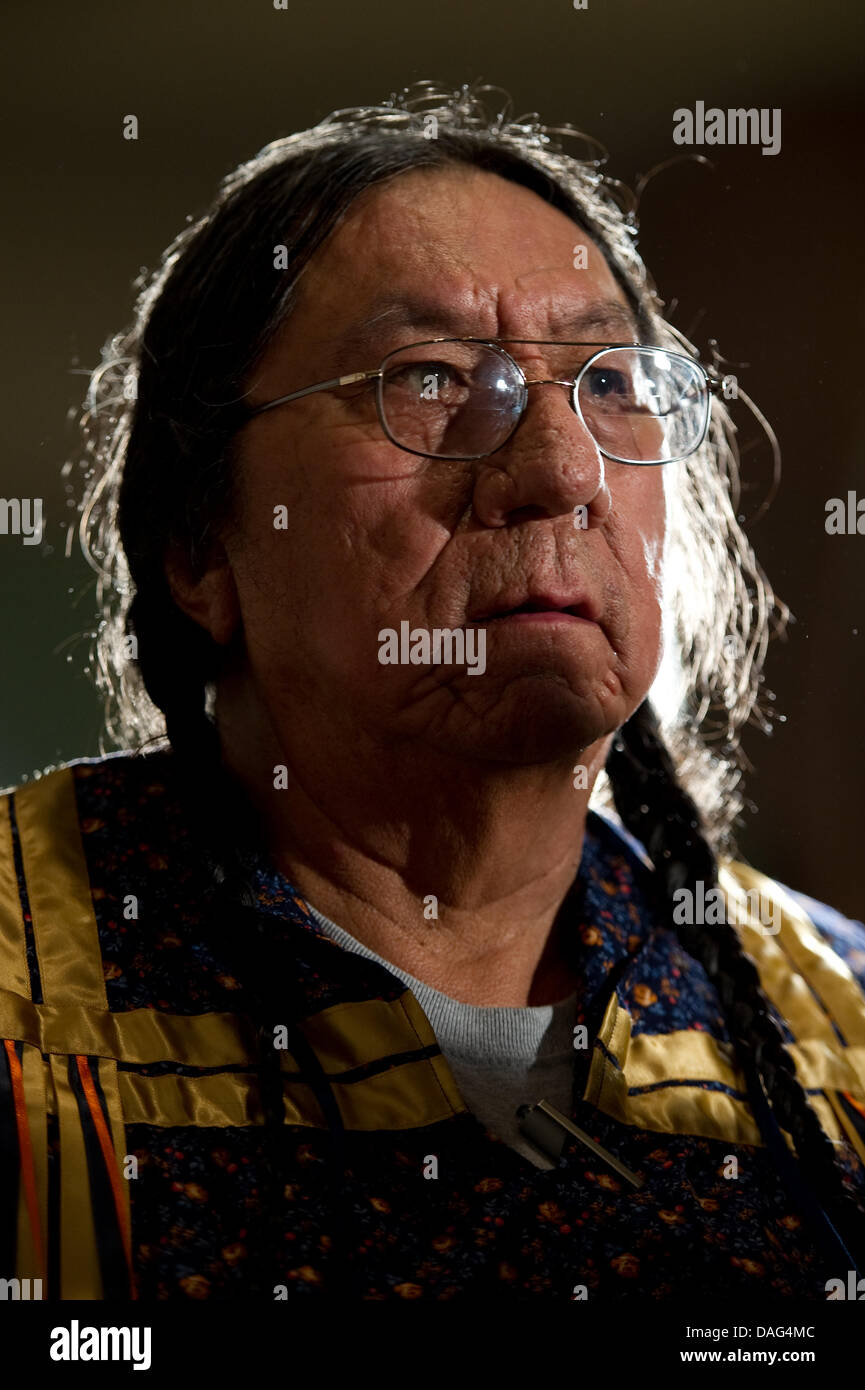 Ernie LaPointe, Urenkel des Hunkpapa Lakota Sioux Häuptling Sitting ...