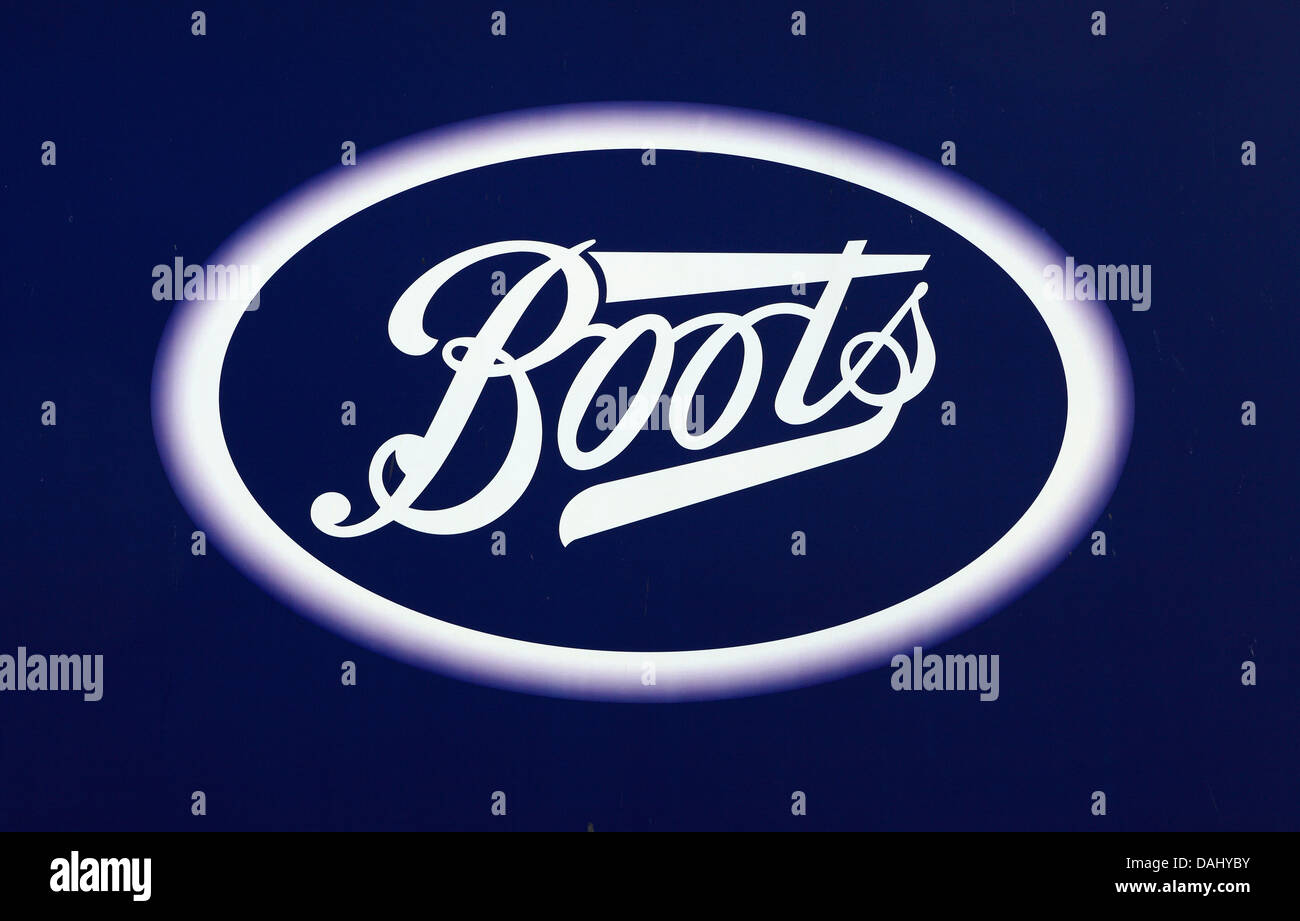 Stiefel-Logo Zeichen England UK Stockfotografie - Alamy