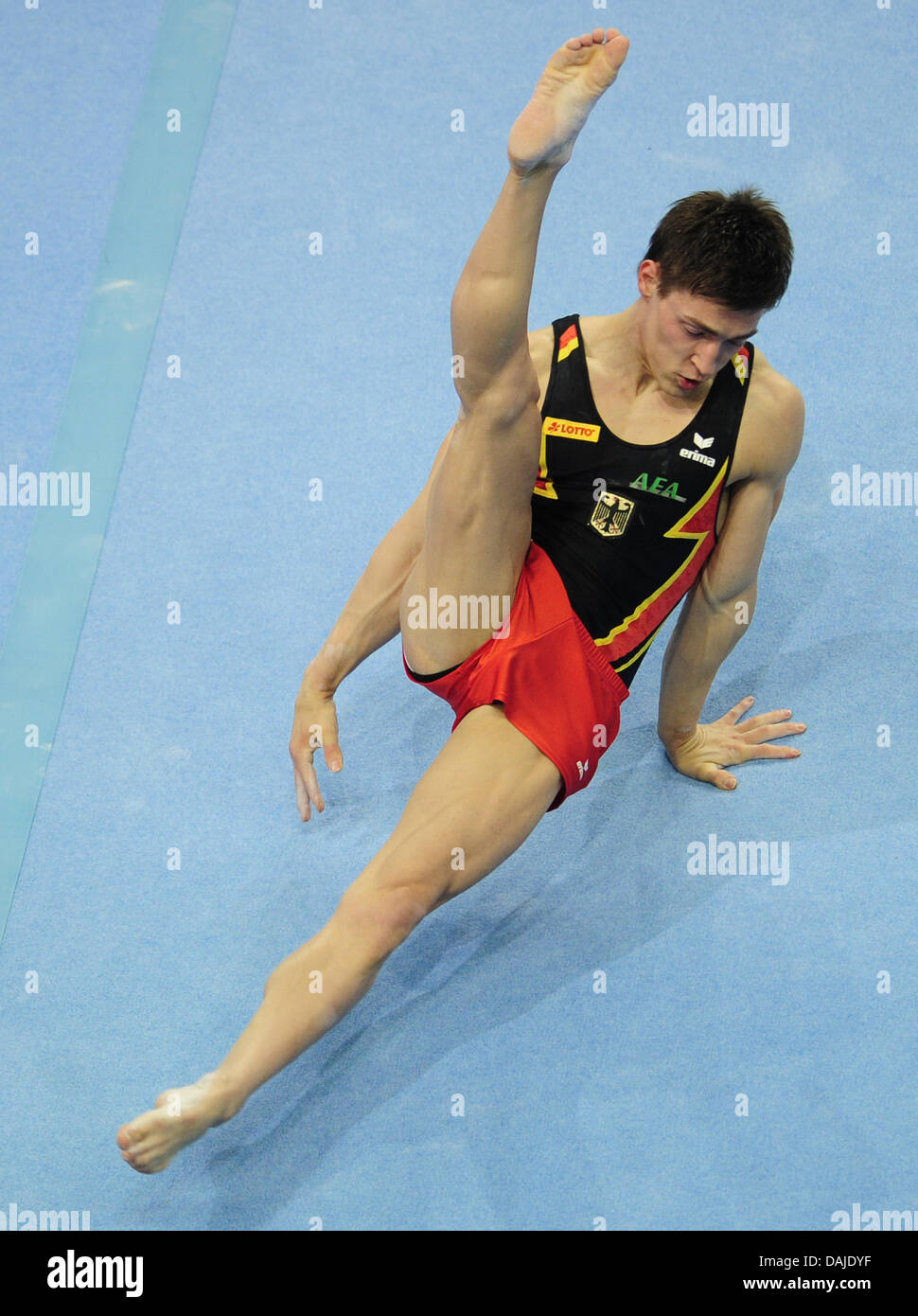 Philipp Boy aus Deutschland führt bei den Europameisterschaften ...