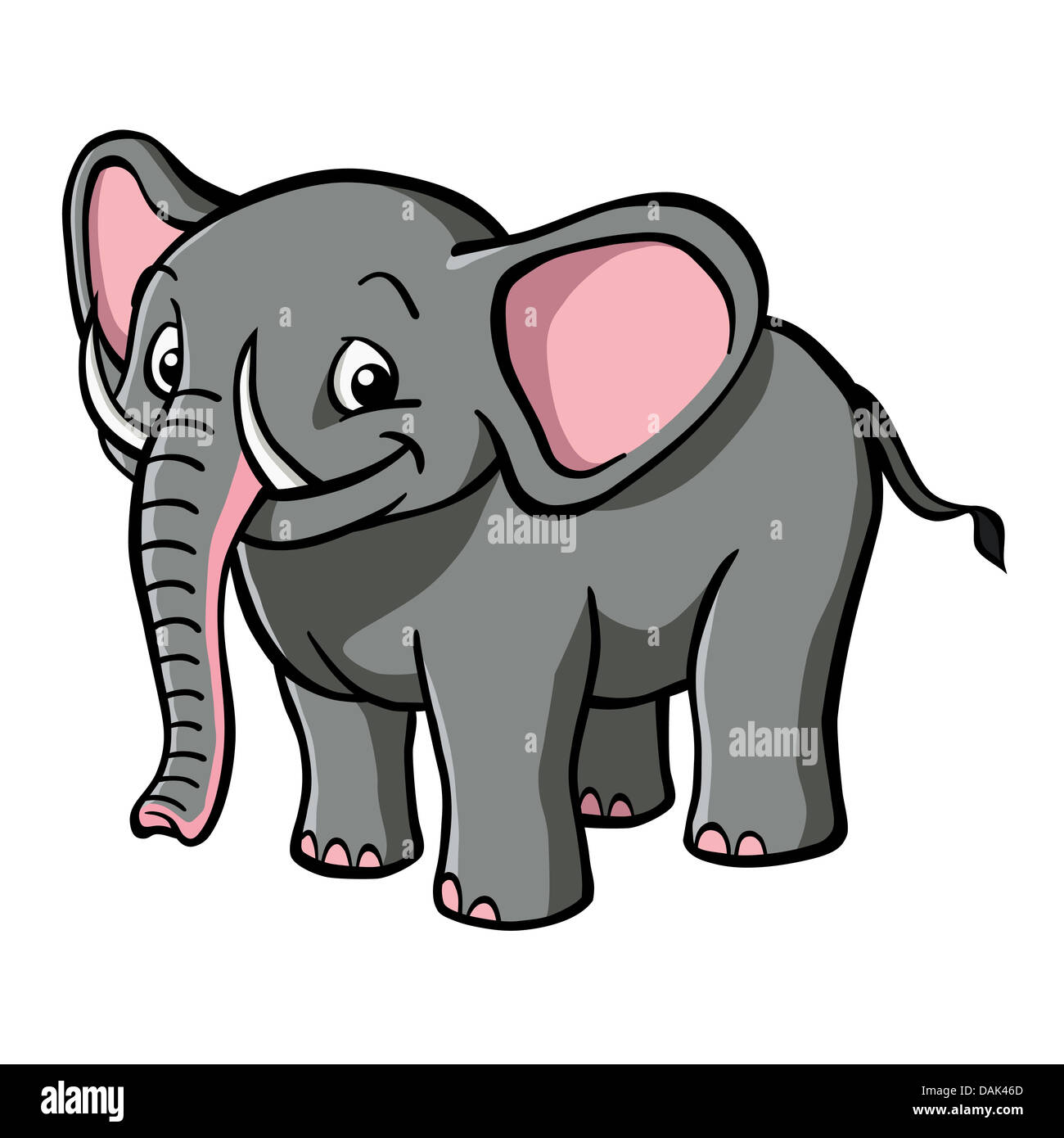 Cartoon elefant Ausgeschnittene Stockfotos und -bilder - Alamy