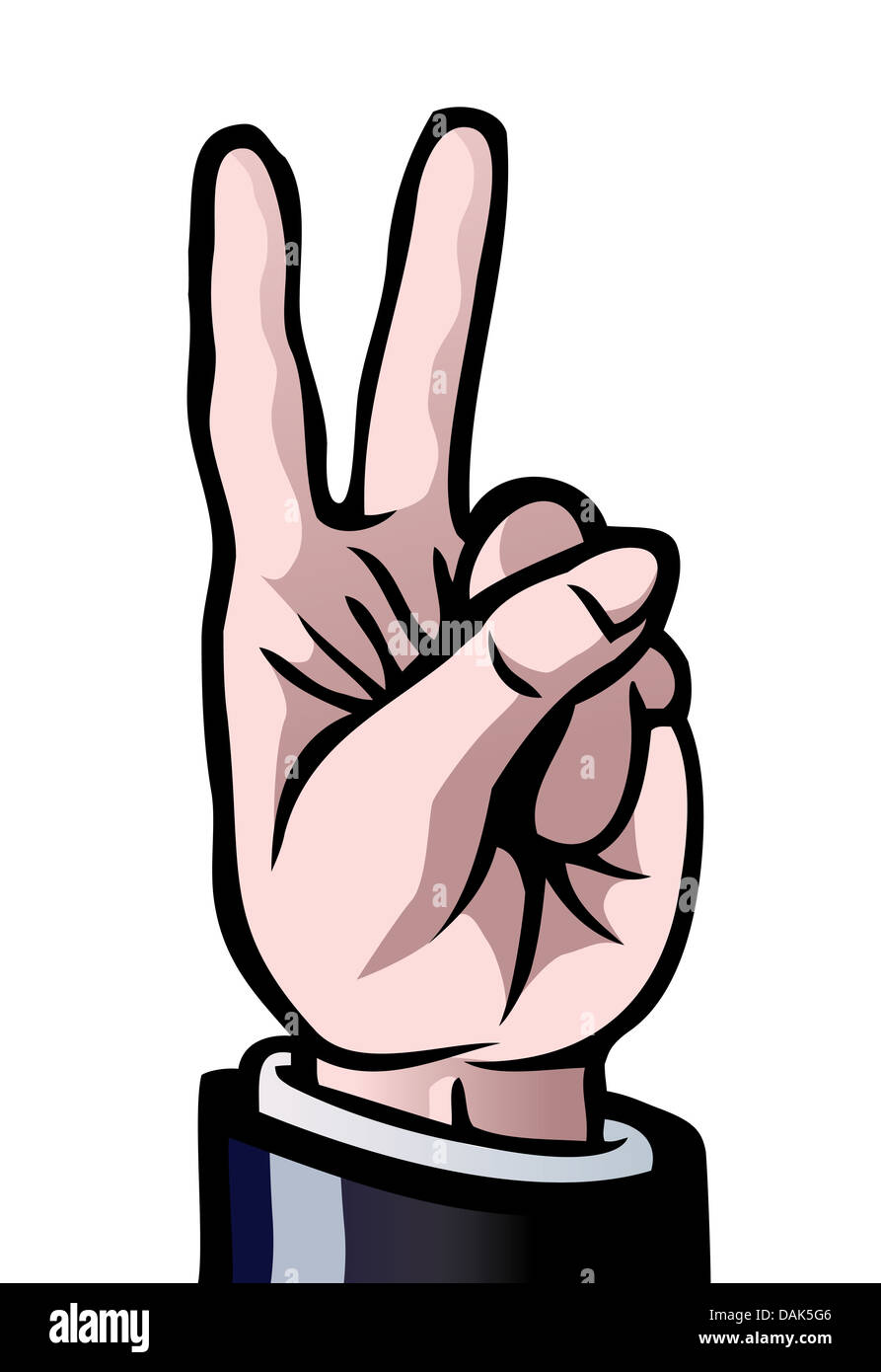 Mittelfinger cartoon -Fotos und -Bildmaterial in hoher Auflösung – Alamy