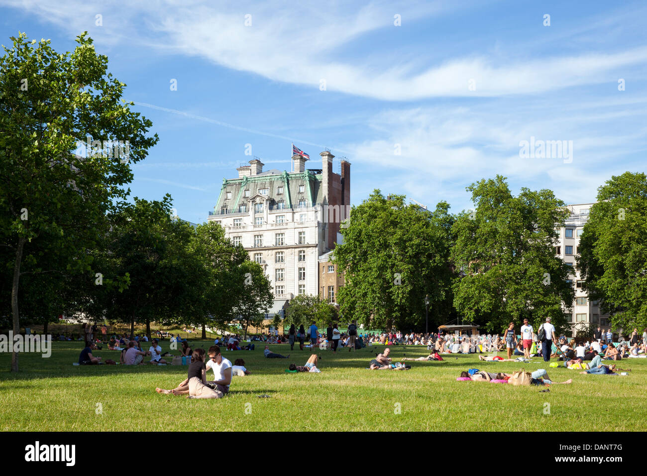 Green Park, London, Vereinigtes Königreich. Architekt: John Nash, 1820 ...