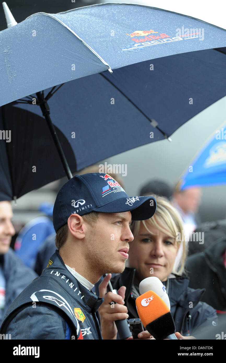 Red Bull Racing Pressesprecher Sebastian Vettel Fotos Und