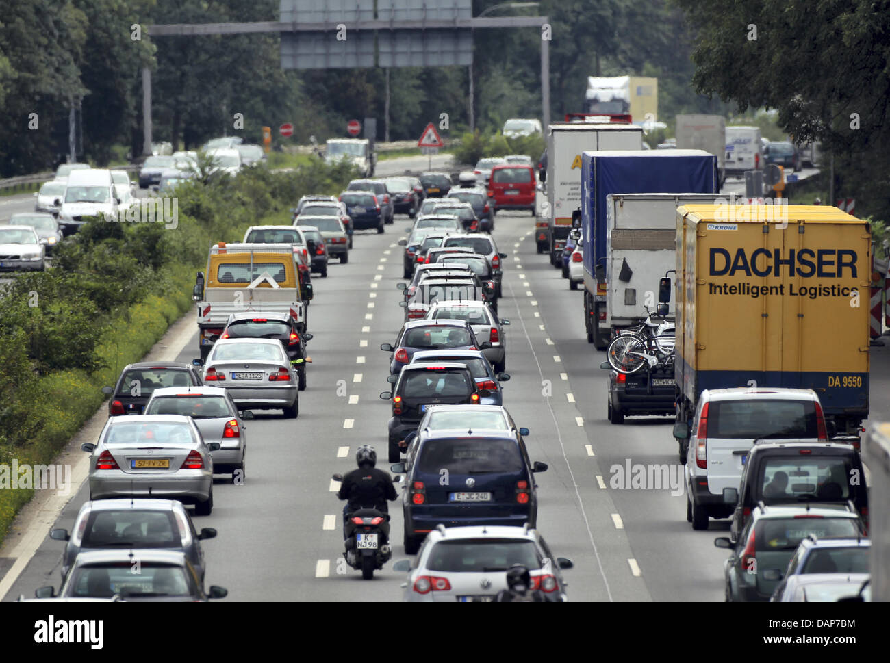Wunderschne A3 Bayern Stau Fotos