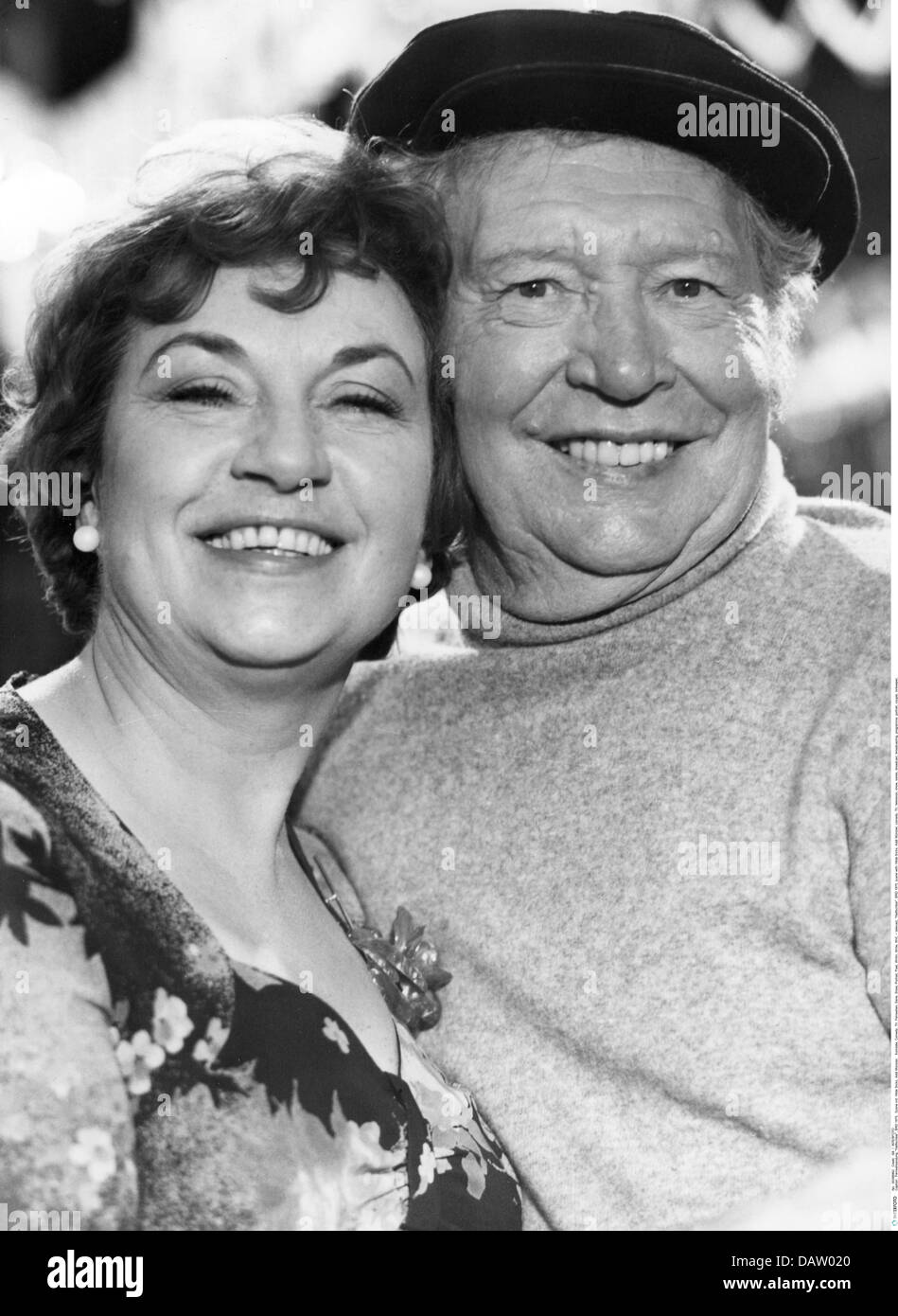 Sendung, "Haifischbar", BRD 1975, Szene mit: Hilde Sicks, Addi Münster ...