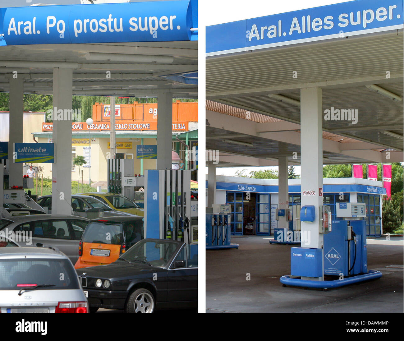 Aral petrol station -Fotos und -Bildmaterial in hoher Auflösung – Alamy