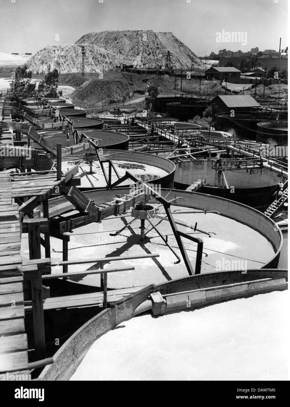 Bergbau, Gold, Goldmine Grootvlei, Witwatersrand bei Johannesburg, um ...