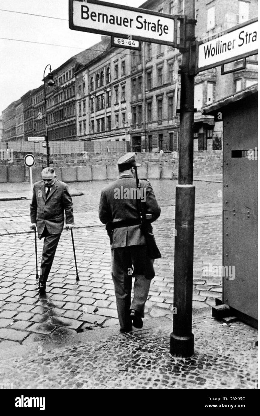 Geographie / Reisen, Deutschland, Berlin, Berliner Mauer, angelegter ...
