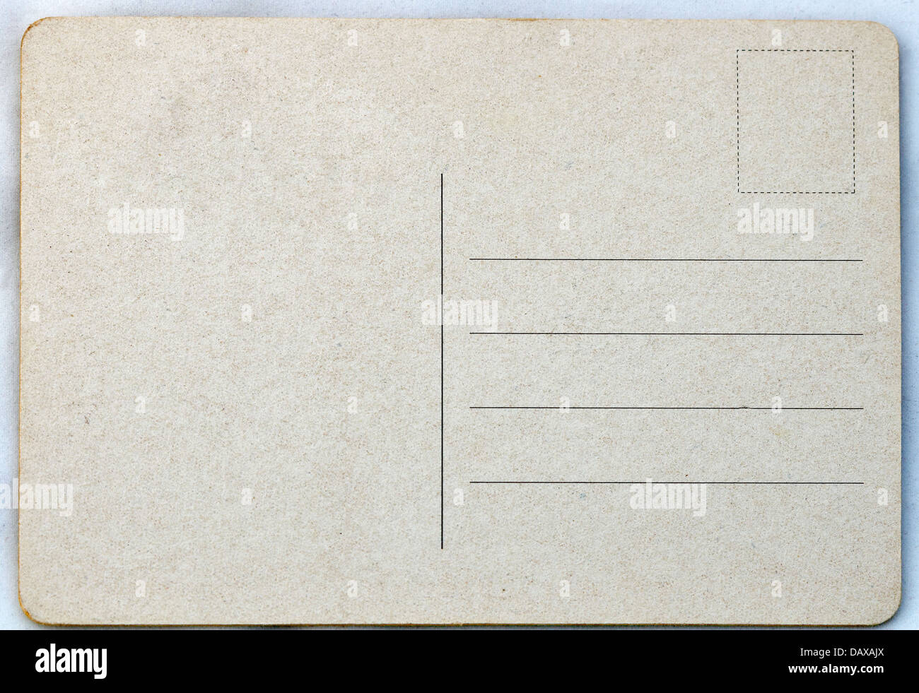 Alte leere postkarte -Fotos und -Bildmaterial in hoher Auflösung – Alamy