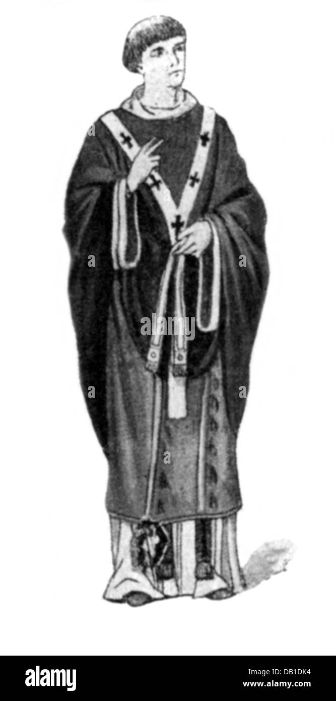 Religion, Geistlicher, Papst, Einsatz des päpstlichen Gewandes, 9 ...
