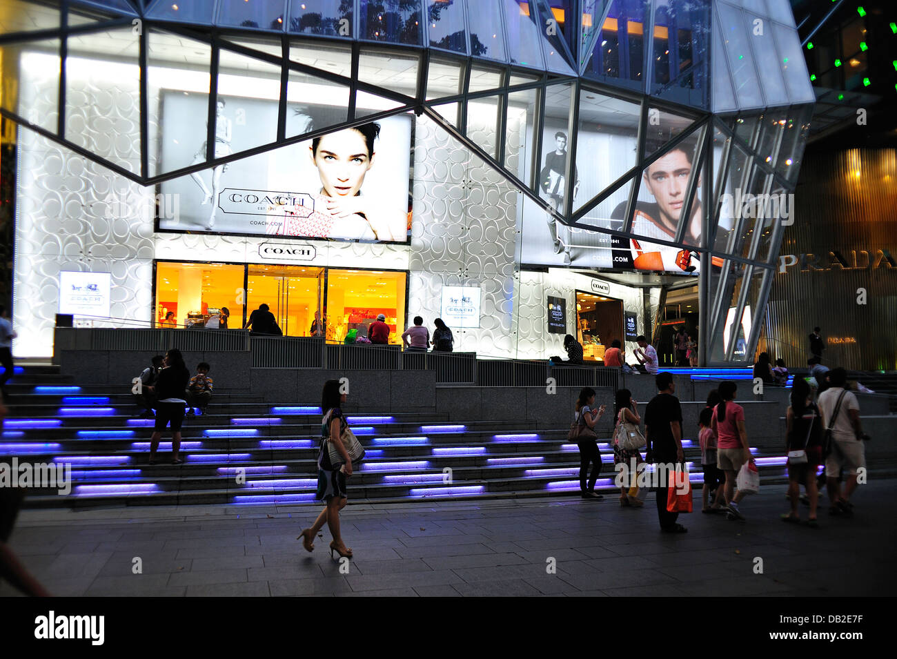 Singapur Orchard Road Wisma Atria Mall Stockfotografie - Alamy