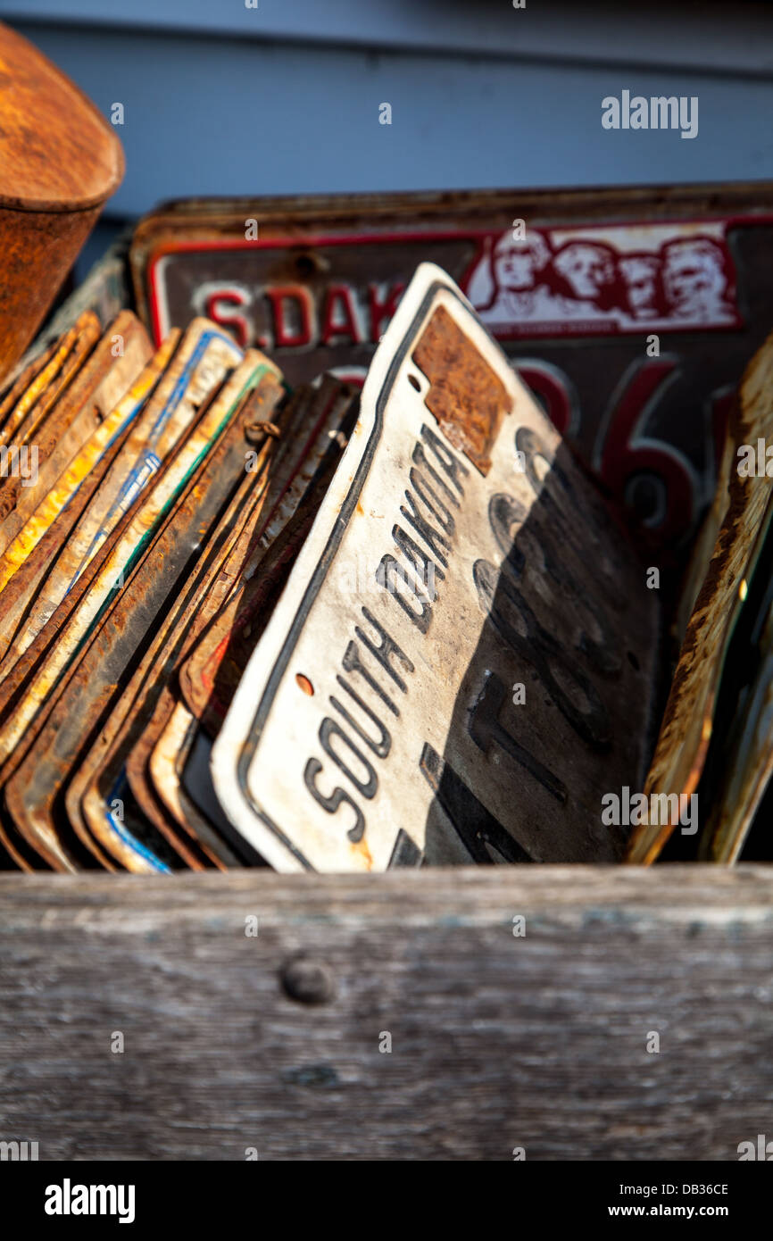 Alte Nummernschilder Stockfotos und -bilder Kaufen - Alamy