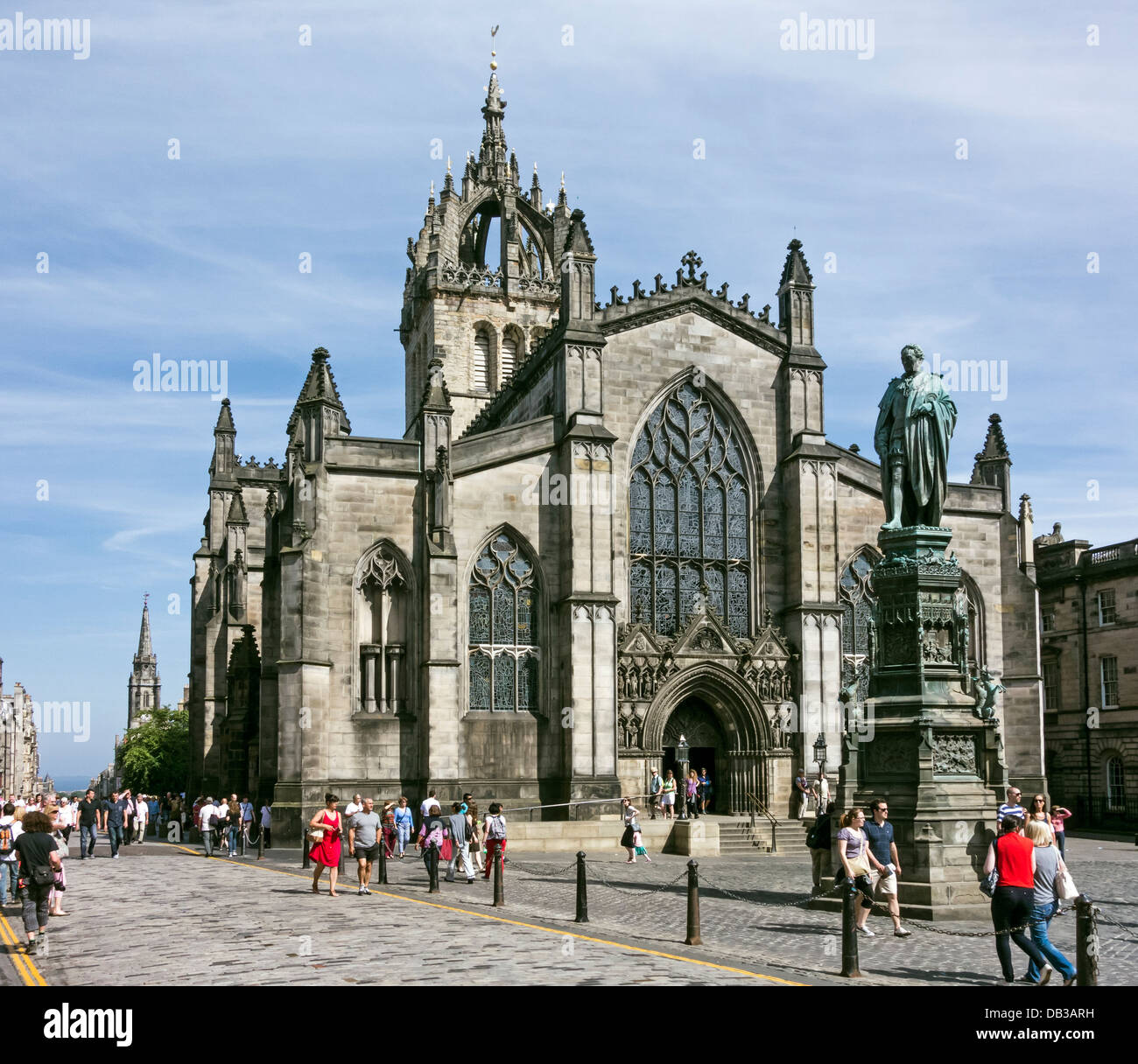 St. Giles Kathedrale in der High Street der Royal Mile Edinburgh ...