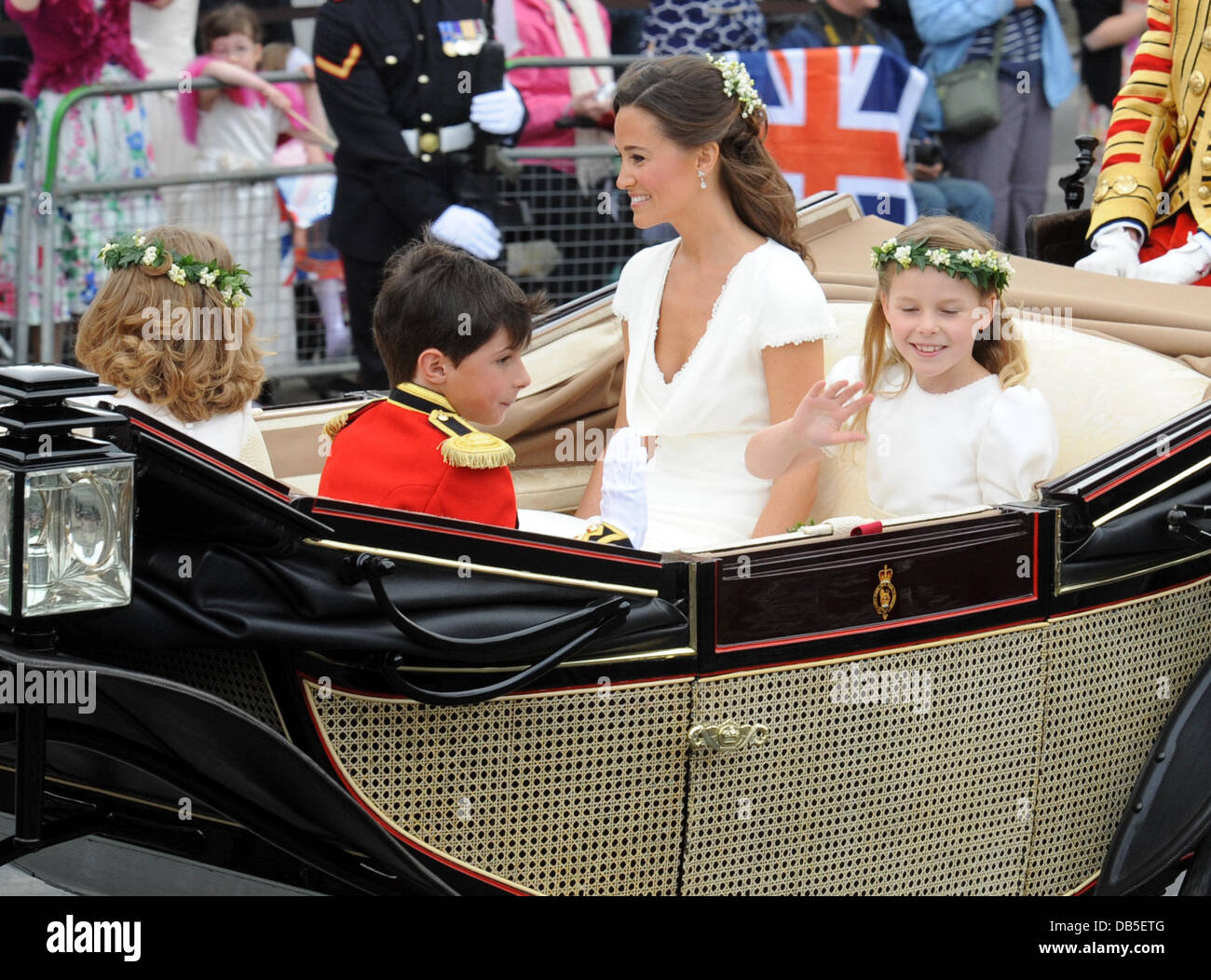 William Lowther-Pinkerton, Pippa Middleton AndMargarita Armstrong-Jones ...