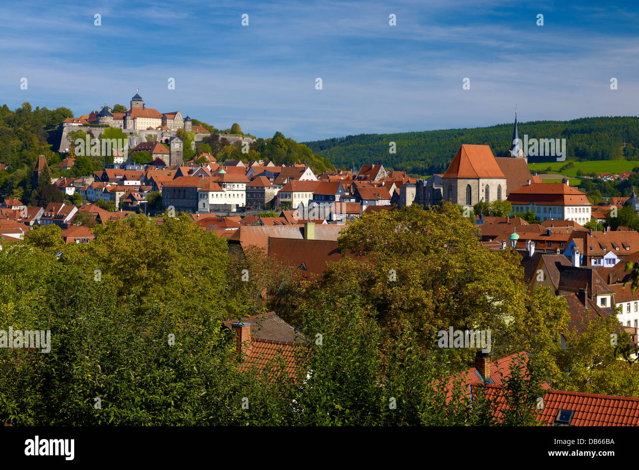 Altstadt von kronach und festung rosenberg -Fotos und -Bildmaterial in ...